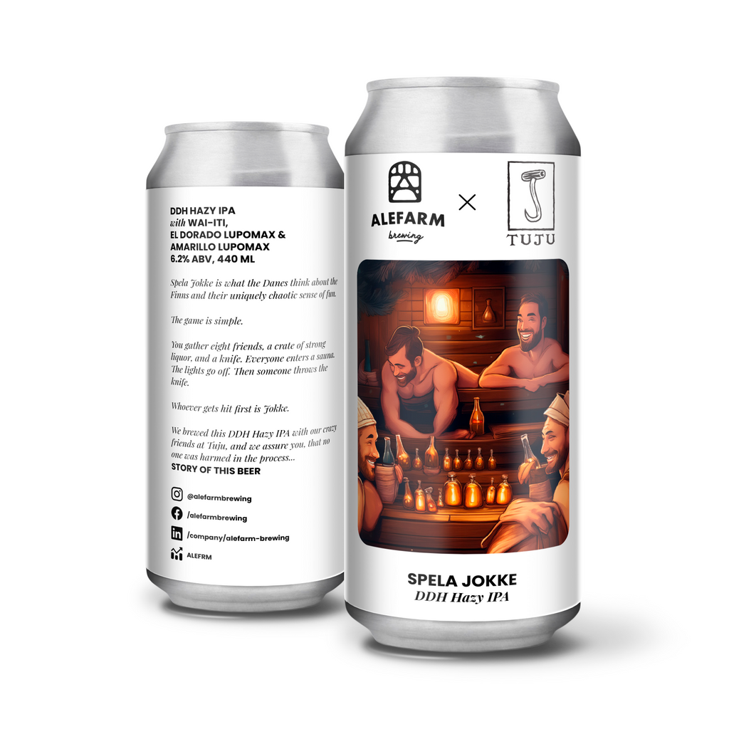 Spela Jokke (DDH Hazy IPA) (Tuju Collab) – Alefarm Brewing