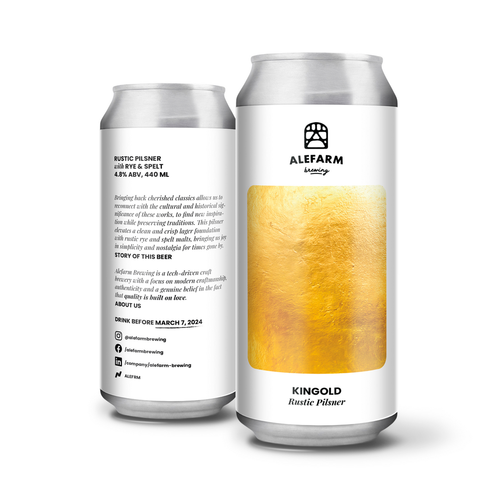 Kingold (Rustic Pilsner) – Alefarm Brewing
